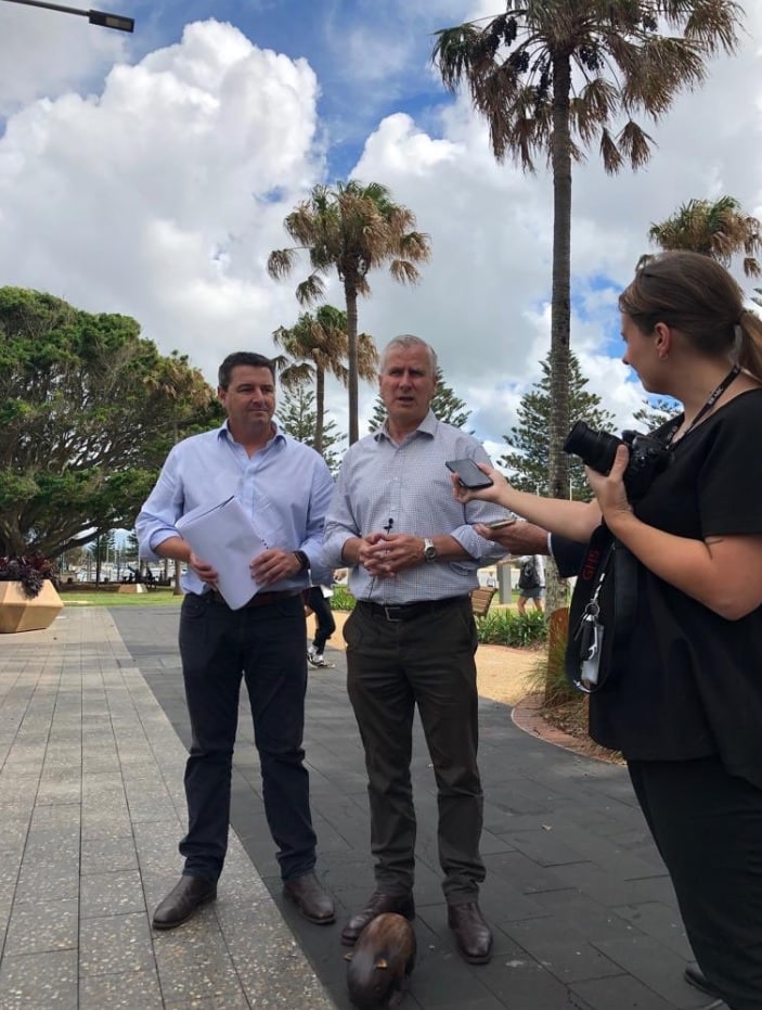 TRANSCRIPT: Doorstop with Nationals' Candidate for Cowper Pat Conaghan ...