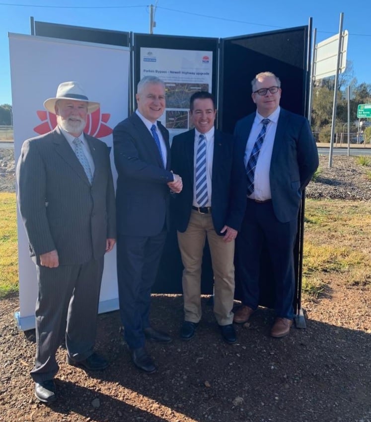 TRANSCRIPT: Parkes Doorstop on Parkes Bypass community consultation, 26 June 2019 - Michael ...