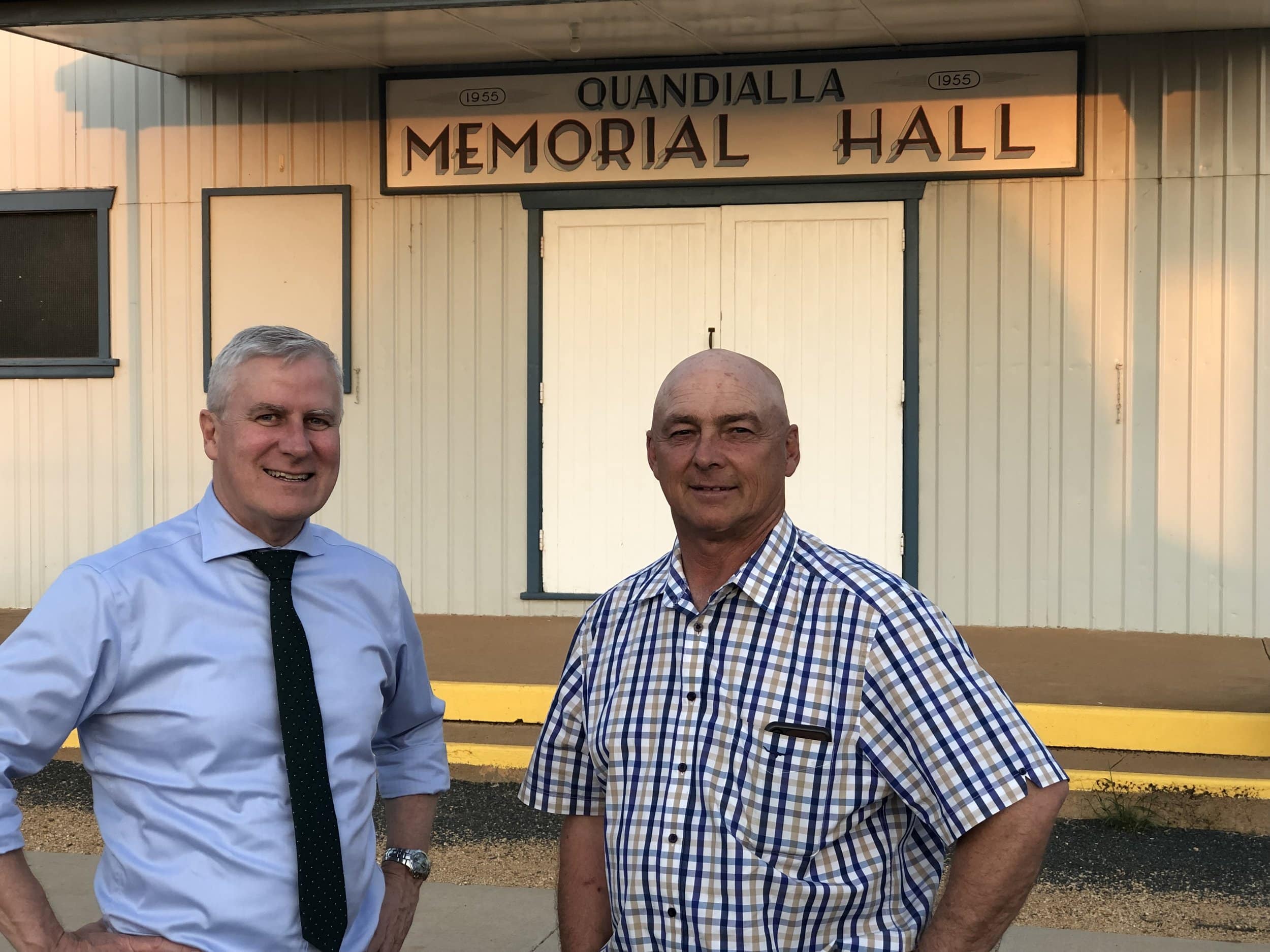 DROUGHT COMMUNITIES PROGRAMME EXTENSION PROJECTS APPROVED FOR WEDDIN SHIRE - Michael McCormack MP