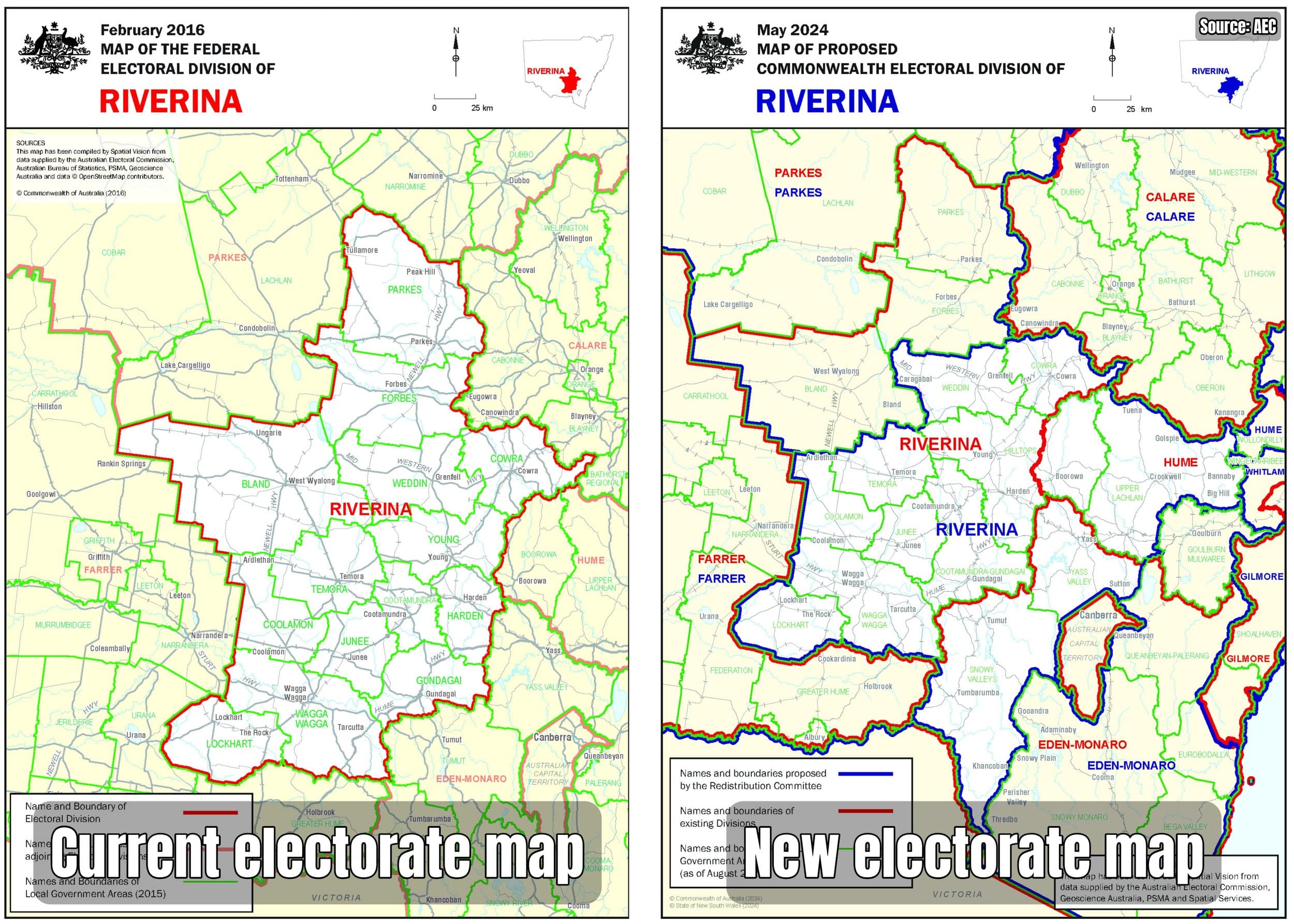 NEW RIVERINA ELECTORATE BOUNDARIES CONFIRMED - Michael McCormack MP
